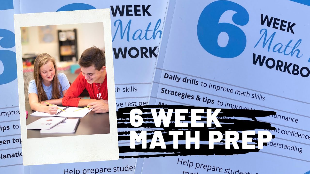 ACT Math Prep - 6 Week Math Prep Workbook - Intro Video