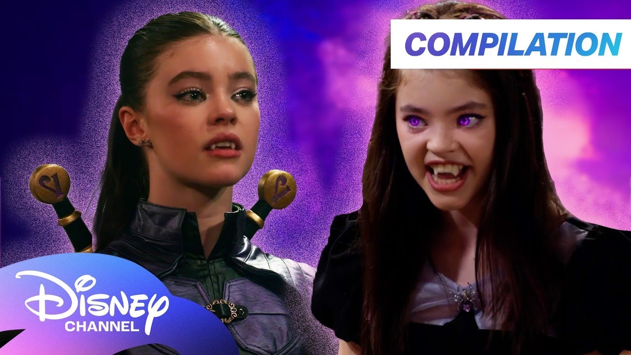 Vampirina: Teenage Vampire First and Last Season 1 Episodes Compilation! 🦇💜 | @disneychannel
