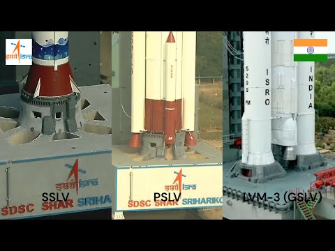 ISRO's SSLV vs PSLV vs LVM3 (GSLV) Liftoff Comparison | India's Space Launch Vehicles Liftoff!