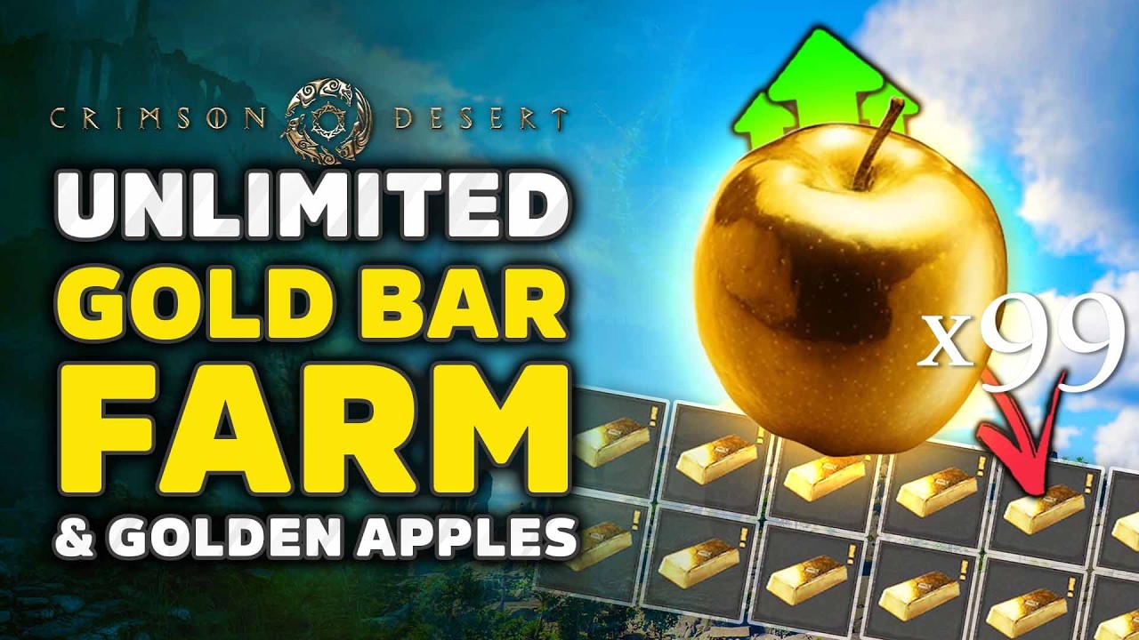 Crimson Desert - Golden Apple Farm & Best UNLIMITED Gold Bar Farm