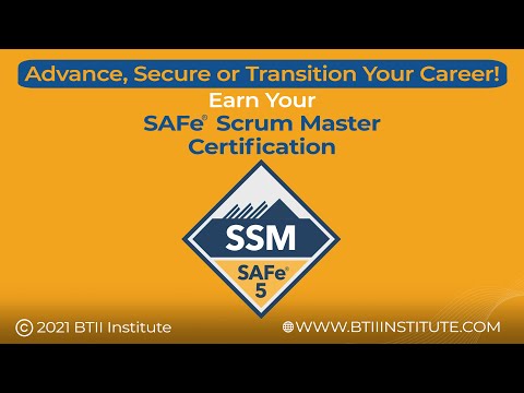 SAFe Scrum Master Certification | SSM Certification | SSM Exam Training