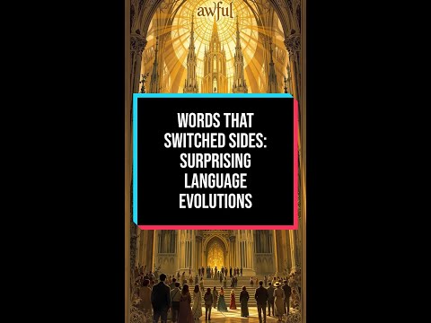 Words That Switched Sides: Surprising Language Evolutions