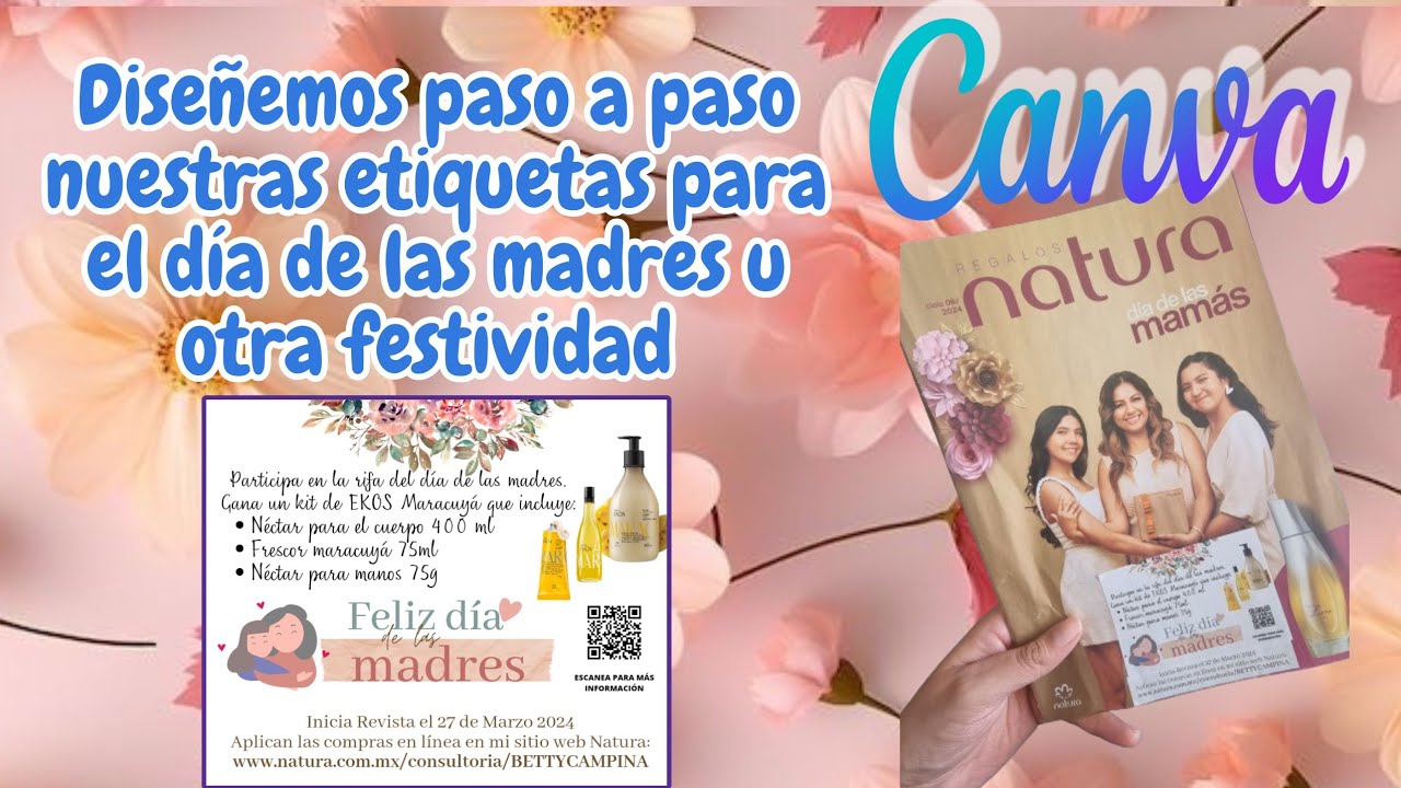 Etiquetas día de la madre en Canva