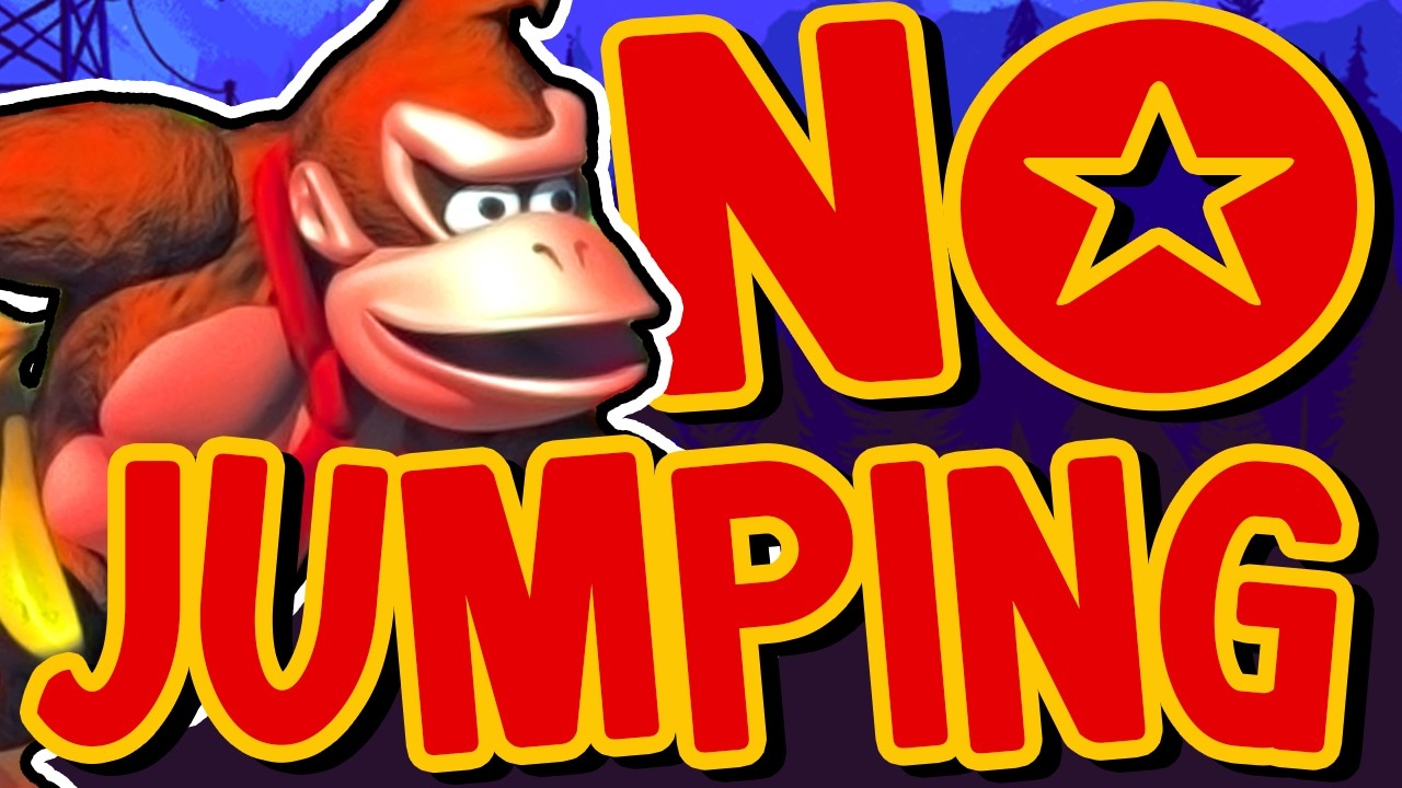Can You Beat Donkey Kong Country Without Jumping?