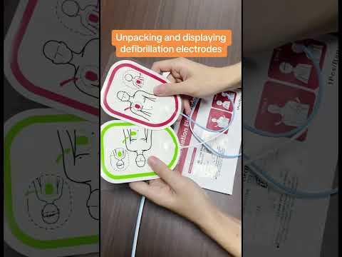 Do you know how to use defibrillation electrodes? #medical #factory #aed