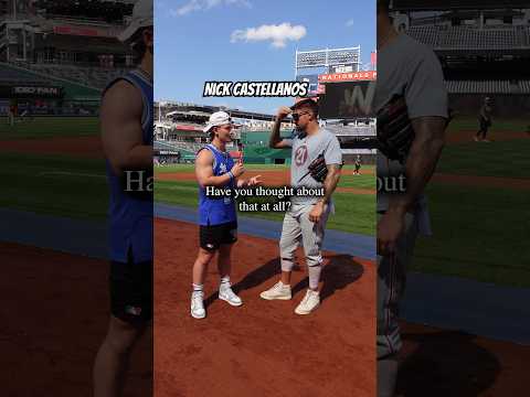 Nick Castellanos on his poorly timed HOME RUNS… 🤣💀⚾️ #shorts