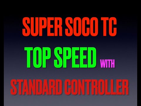 Super Soco TC 1500w Vmoto absolute Top Speed