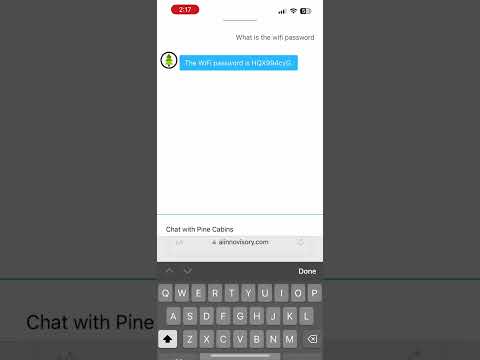 Airbnb Host Chatbot Demo - Pine Cabins