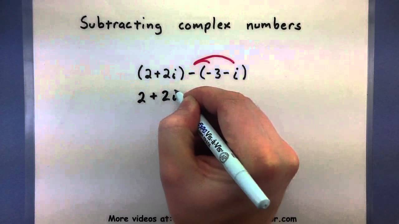 Pre-Calculus - Subtracting complex numbers