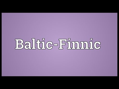 Baltic-Finnic Meaning