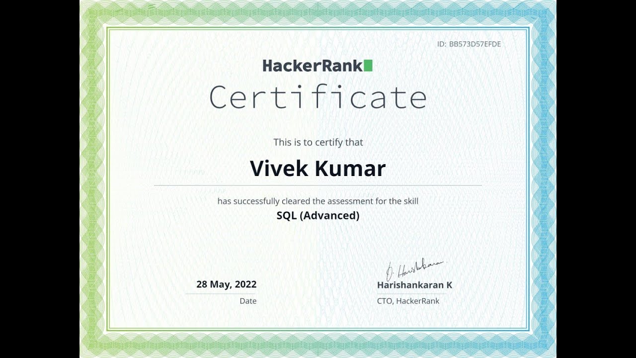 Mastering SQL Advanced Certification on HackerRank: A Step-by-Step Guide | Galaxy.ai