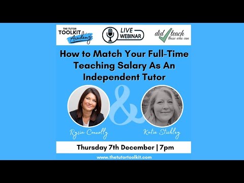 How To Match Your Full-Time Teaching Salary As An Independent Tutor
