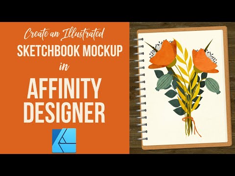 AFFINITY DESIGNER TUTORIAL | Illustrated Sketchbook Mockup | Beginner Friendly Vector Tutorial
