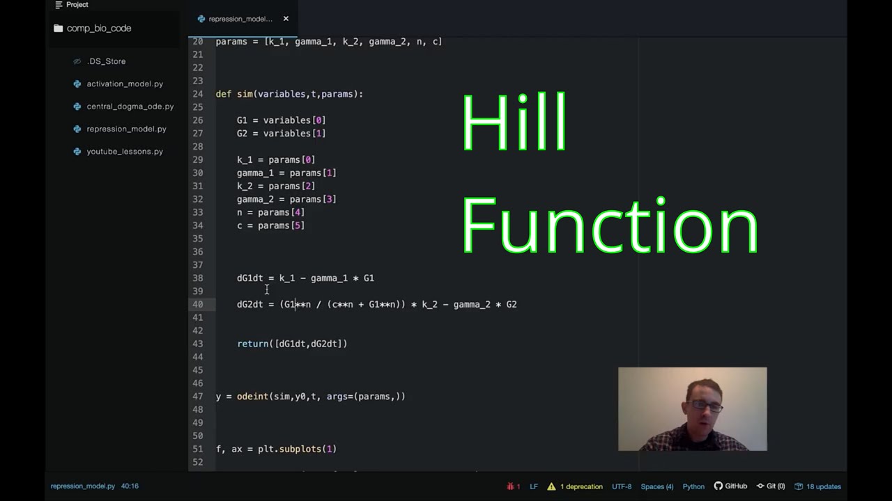 Lesson 6: Python Code for Repression Model