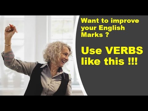Use VERBS in your sentence openers. Want to IMPROVE your ENGLISH marks? This video shows the BASICS
