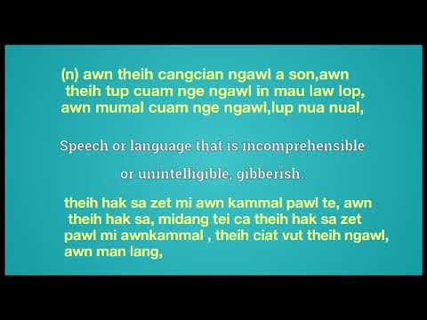 Jargon meaning in English Ngawn