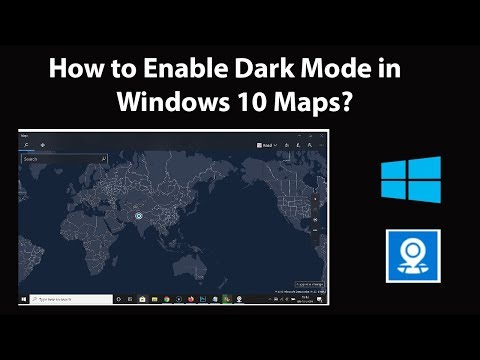 How to Enable Dark Mode in Windows 10 Maps?