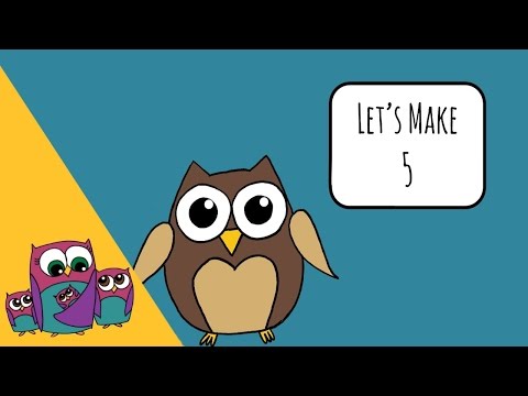 Addition Facts Sums to 10 - Let's Make 5!