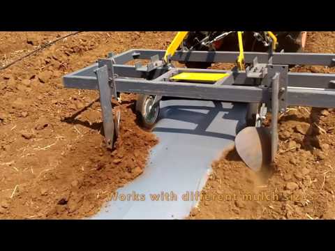 Plastic Mulch Laying Machine - Plastic Laying Machine Latest Price ...