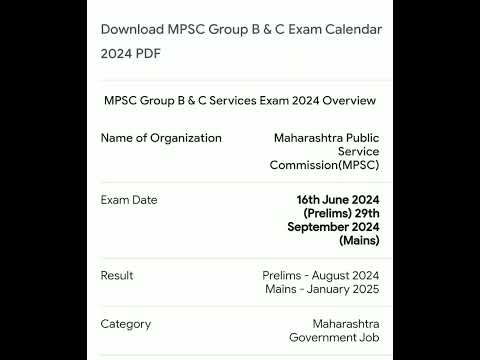 mpsc exam date 2024