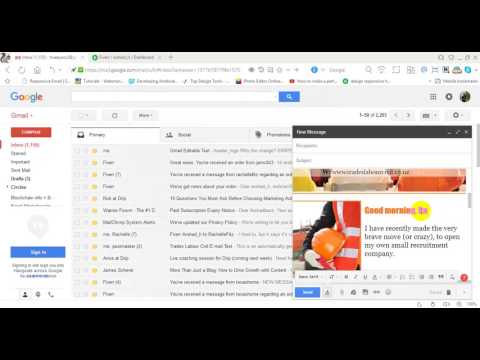 How to send Html Editable email in Gmail.