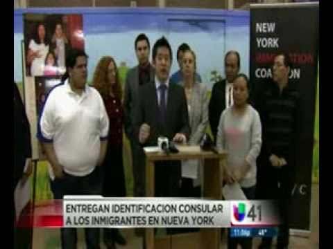 Univision coverage of NYIC's Key to the City Initiative and Consular ID program