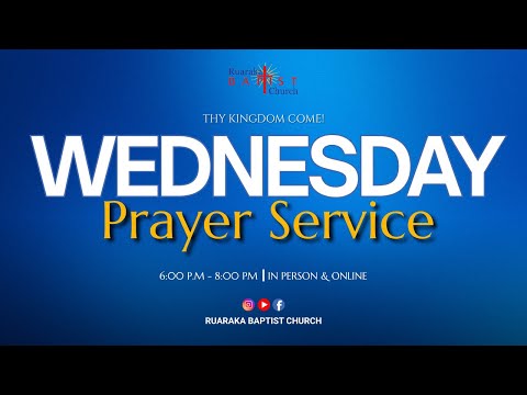 MIDWEEK PRAYER SERVICE | THY KINGDOM COME! | 18-6-25
