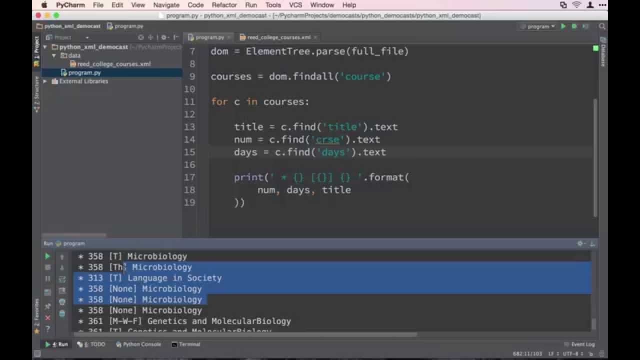 Python XML Jumpstart in only 5 minutes