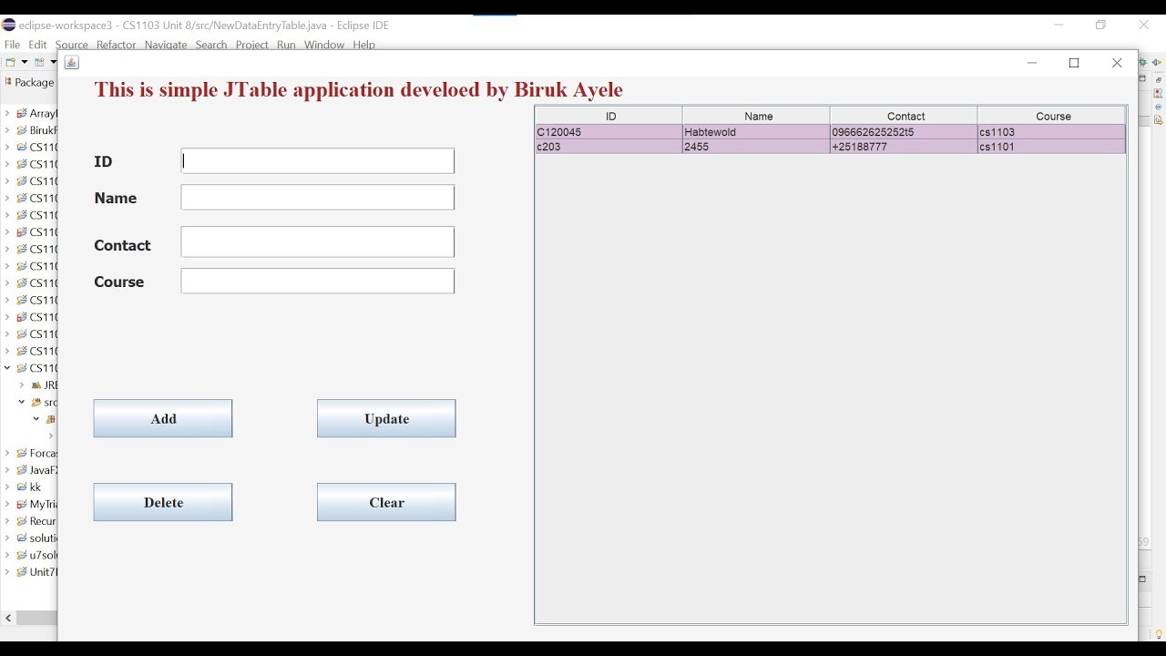 Java Graphical user Interface(GUI) introductory