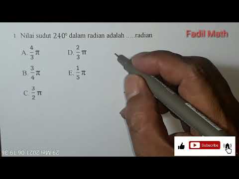 Cara Mencari Nilai Derajat Dirubah ke Radian