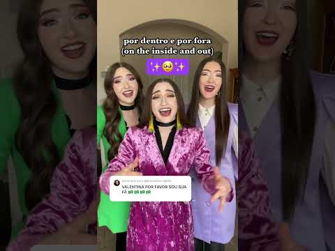 Valentina Name Song In Portuguese! š§š·š¤©šµš¹ K3 Sisters #shorts #brasil #brazil #portuguese #music