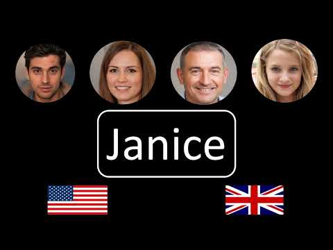 How to pronounce Janice