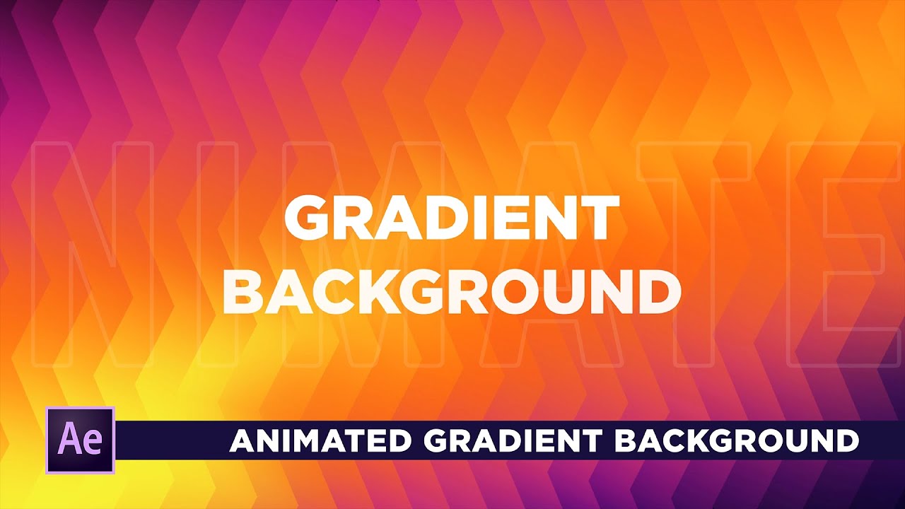 Animated Gradient Backgrounds in After Effects - After Effects Tutorials - No Plugins - Easy method