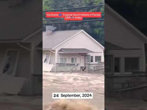 Hurricane ○ Tropical Storm Helene in Florida USA today 2024 #hurricane