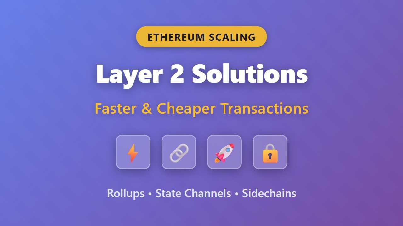Layer 2 Solutions Explained: Scale Ethereum with Rollups, State Channels & Sidechains