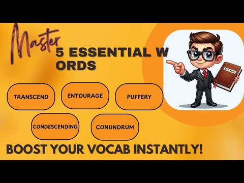 Do you know these five words?|| @thevocabexplorer