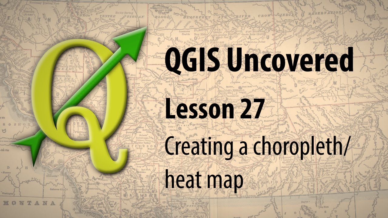 QGIS lesson 27 – Creating a choropleth / heat map