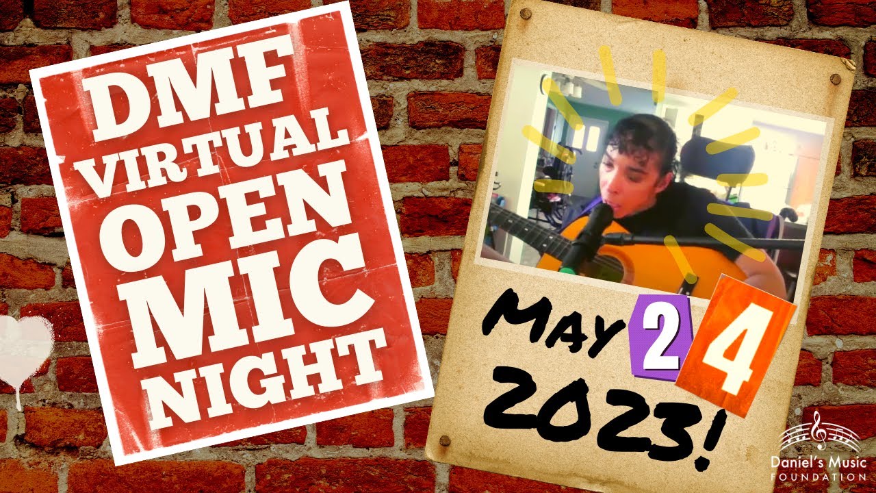 DMF Virtual Open Mic Night on May 24, 2023