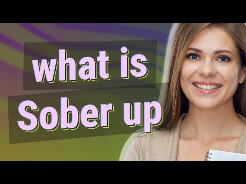 Sober up | meaning of Sober up