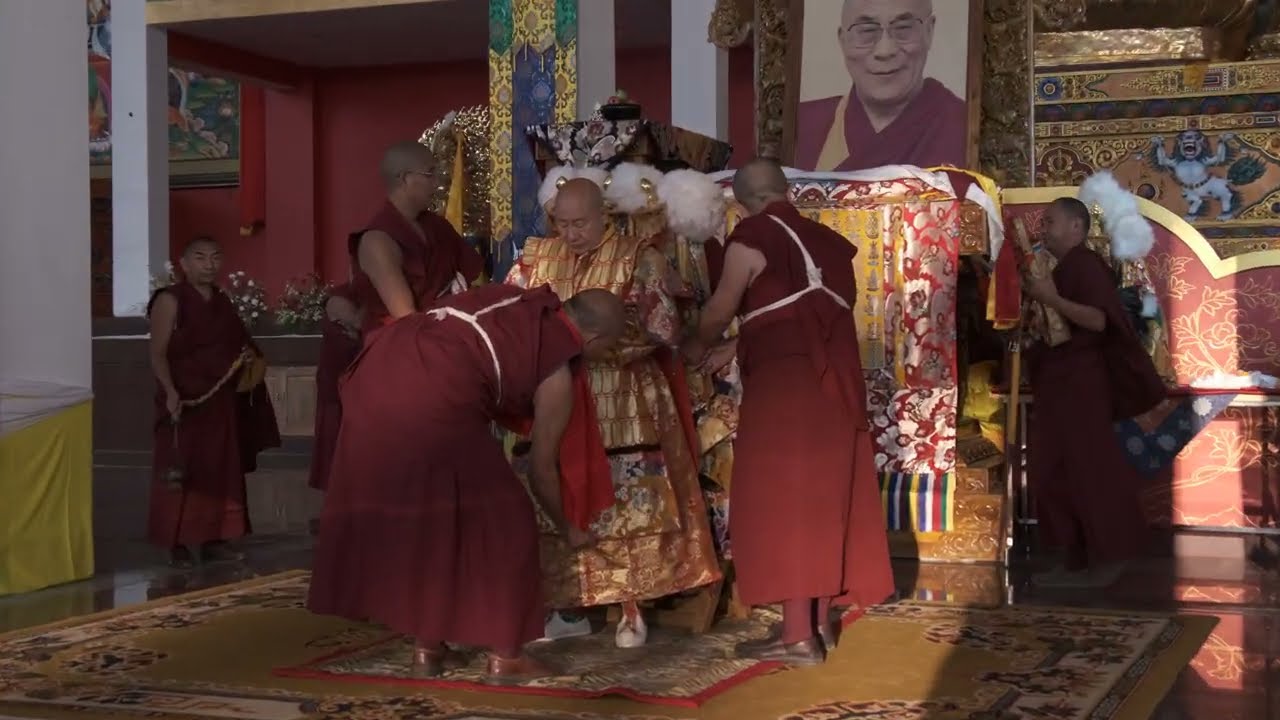 Tibetan Nechung Oracle Trance, 2019 India DSCF0706