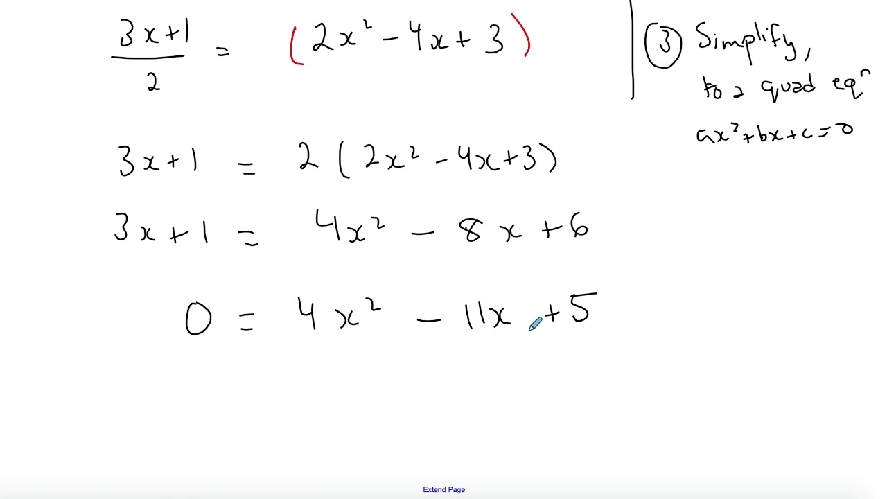 Non Linear Simultaneous Equations