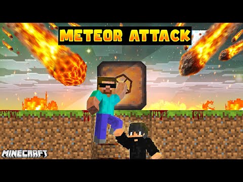 We Created BUNKER to Survive METEOR in Minecraft @ProBoiz95
