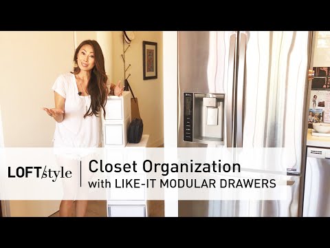 14 | TIPS ON: Closet Organization with Like-It Modular Drawers // LoftStyle