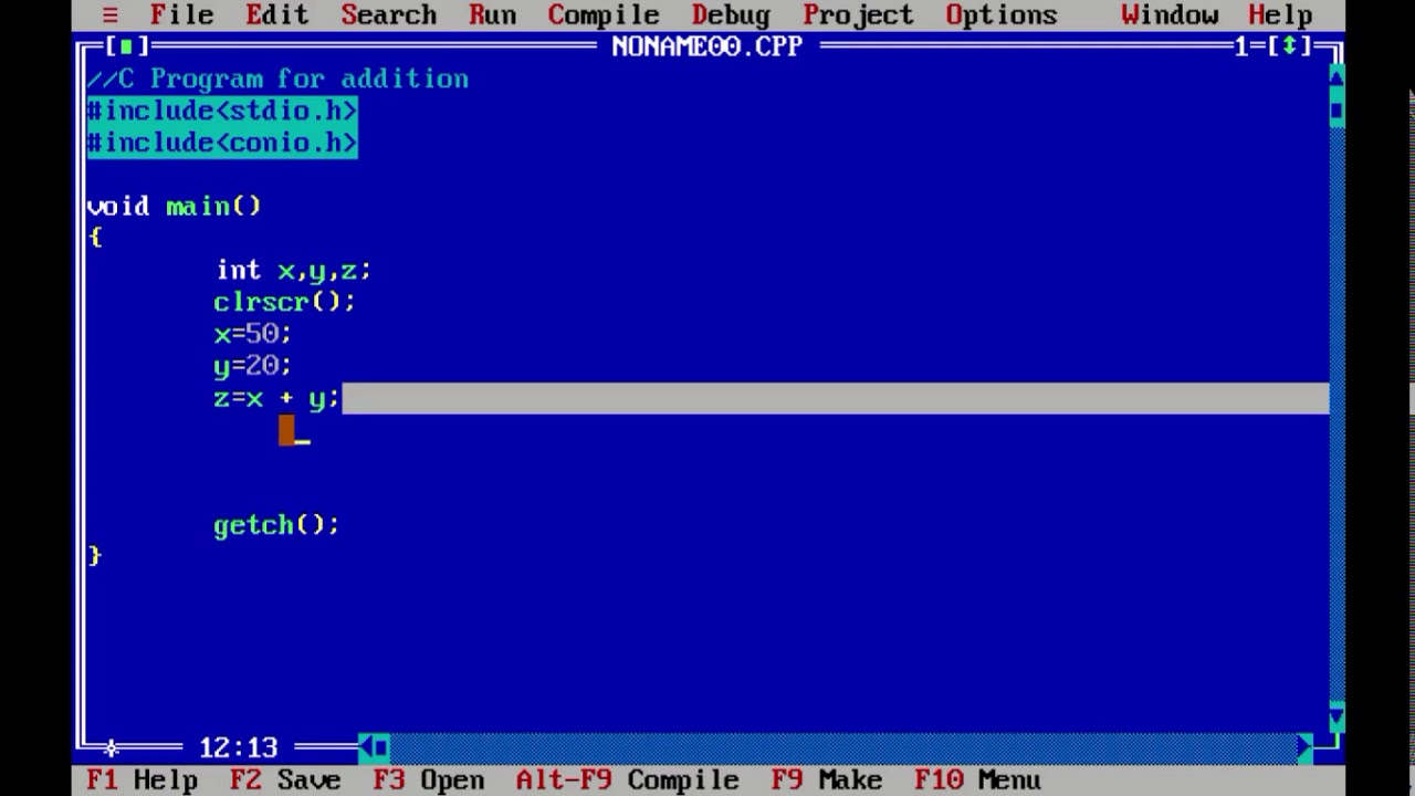 C Program for Addition | C Programming Tutorial