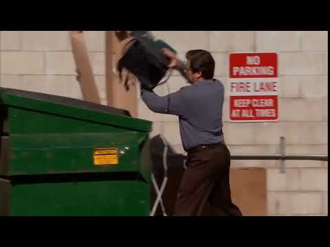 Throwing Computer into trash Distorted louder