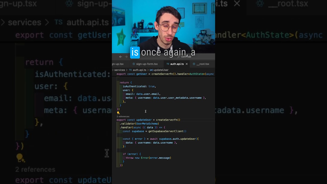 TanStack Start User Profile with Supabase