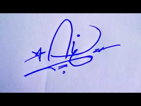 A Signature | A Signature Style | A Name Sigature | Ali Handwritten Signature