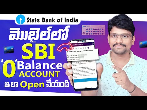 How to Open SBI Bank Account Online in Mobile Telugu 2025 | SBI Account opening online Telugu 2025