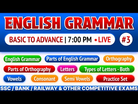Class-03 | Complete English Grammar Course in Hindi & English by Dear Nitish Sir