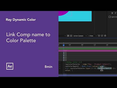How to Link your Comp Name to a Color Palette